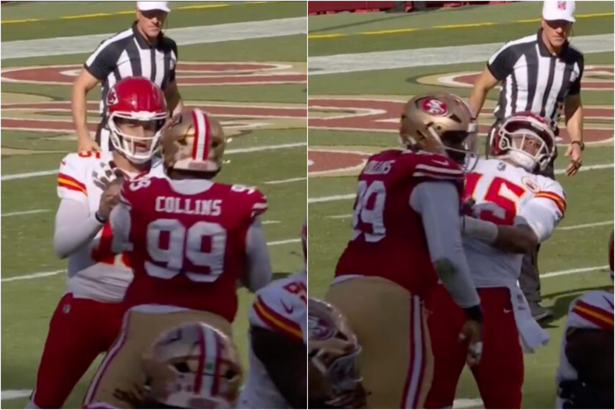 VIDEO: Mahomes spoke out about being hit in the neck by 49ers defensive ...