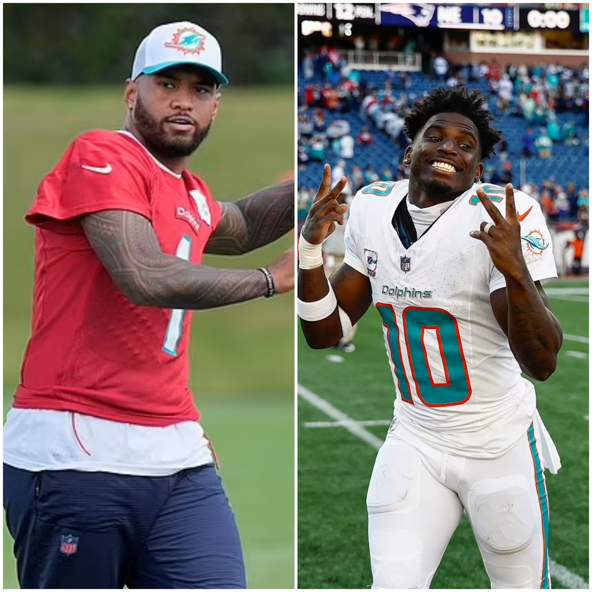 Tyreek Hill opens up on Dolphins QB Tua Tagovailoa's emotional return to practice after his ...