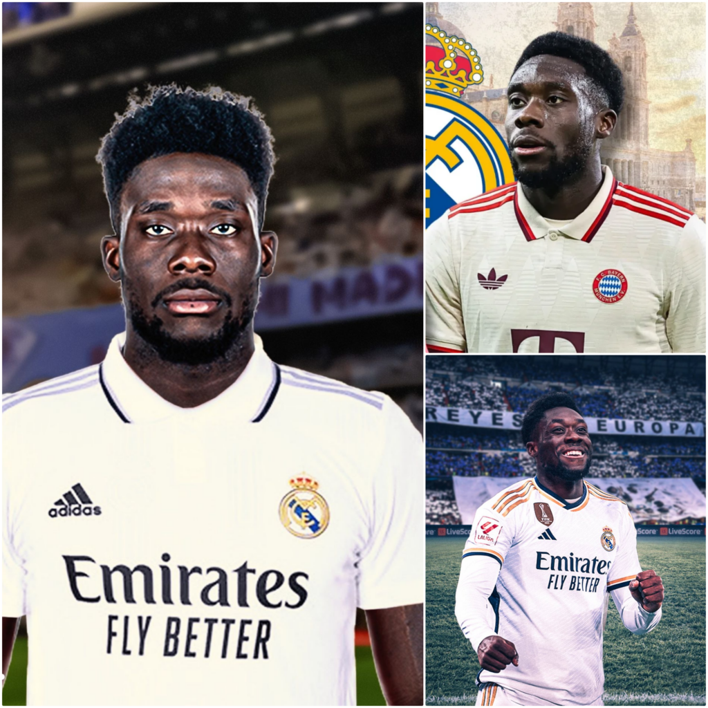 BREAKING: Alphonso Davies has decided to join Real Madrid as a free agent after his contract ...