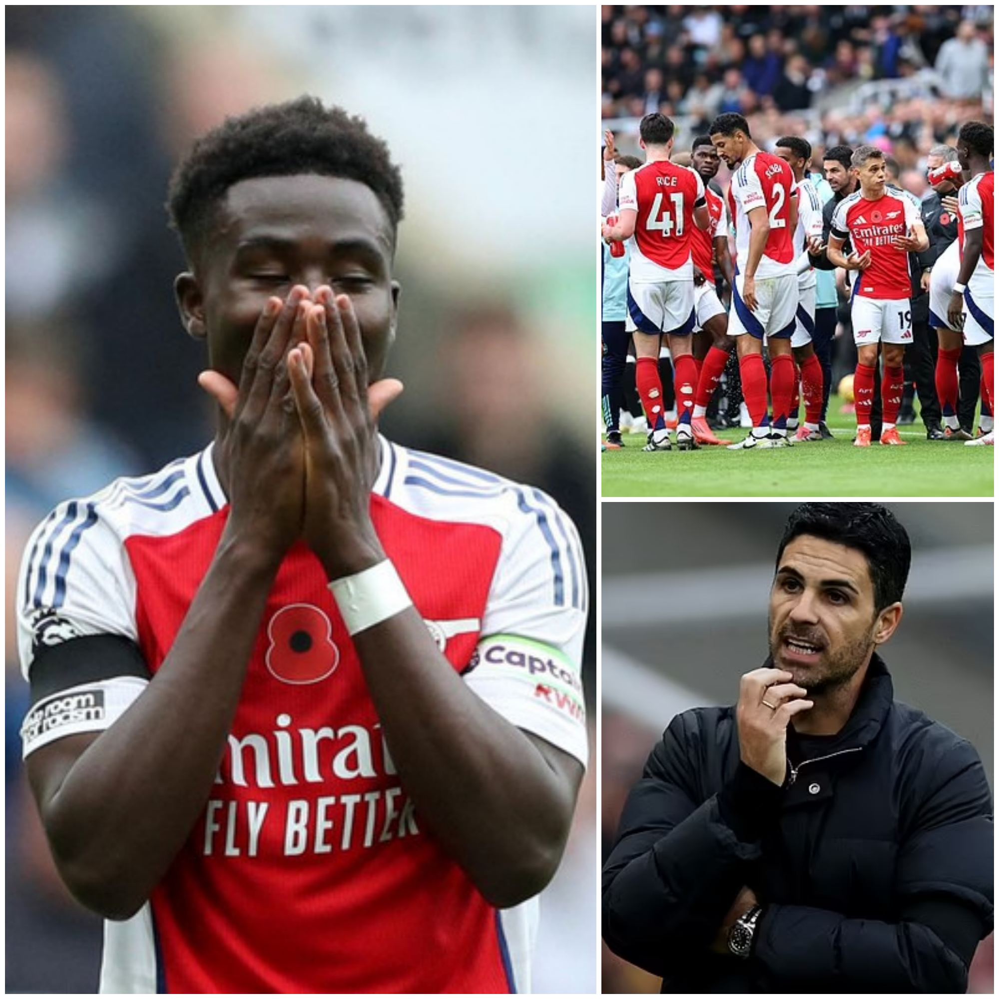 Arsenal star Bukayo Saka issues three-word rallying cry after Mikel ...