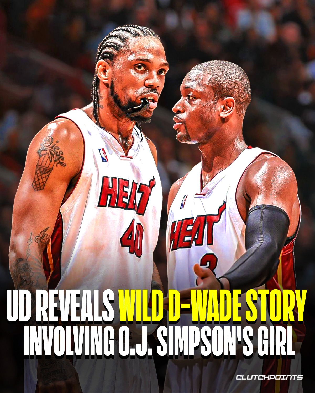 Udonis Haslem reveals untold story about Dwyane Wade being hit on by OJ ...