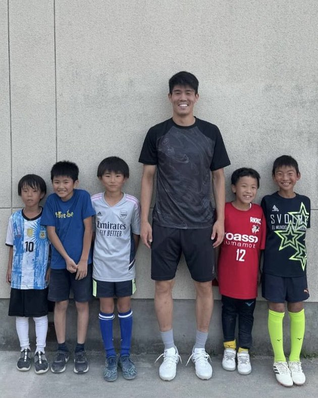 Arsenal star Takehiro Tomiyasu returns to his native Japan to lead ...